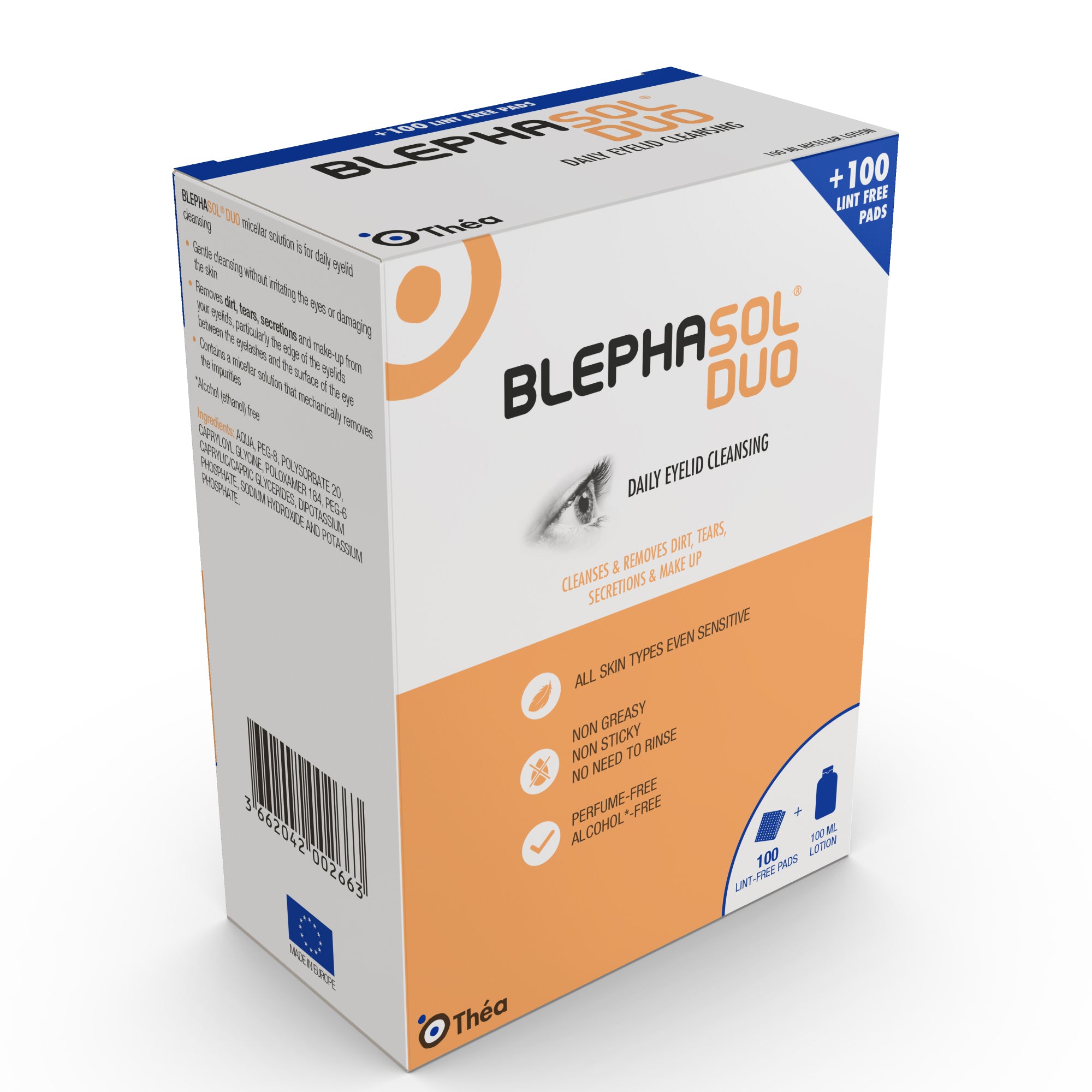 Blephasol® Duo | Eyelid Cleanser & Pads | Théa Pharma – Théa Pharma E Shop